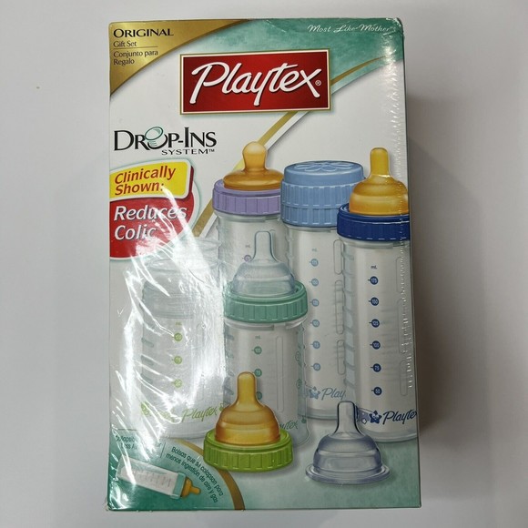 Playtex | Kitchen | Vintage Playtex Dropins Original Gift Set Nursers ...